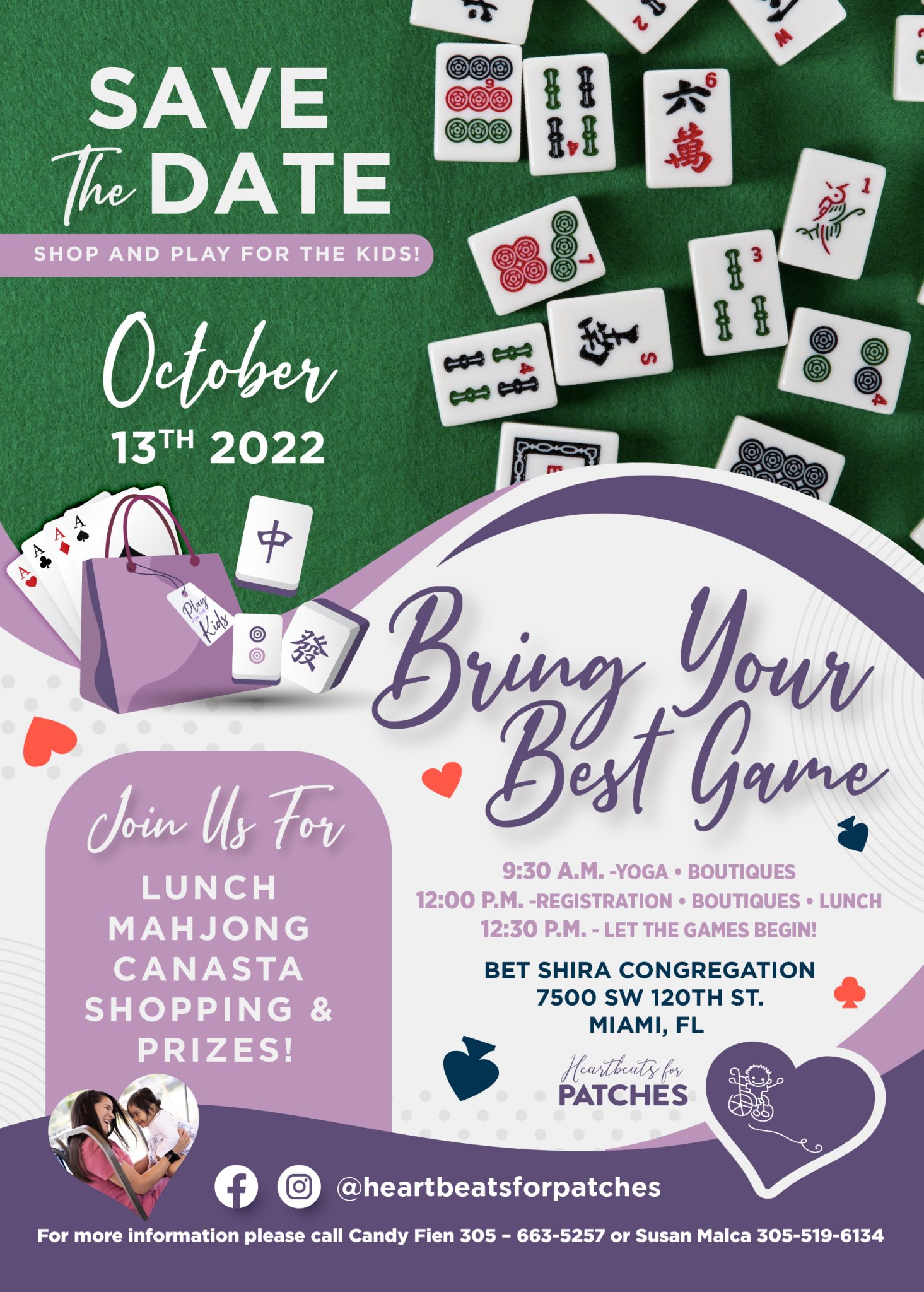 Ladies Canasta, Mahjong, and shopping FUNdraiser Day! – Heartbeats for ...